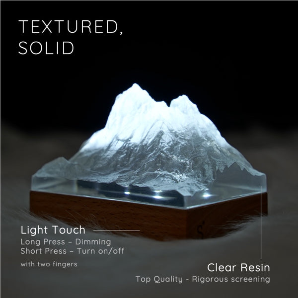 The Mount Peak™ | Handcrafted Mini Mountain Lamp & Cosmic Lighting ...
